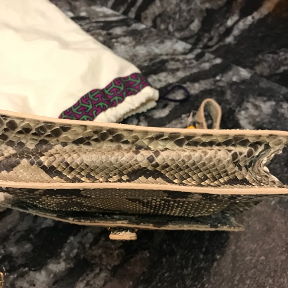 Tory Burch | Bags | Tory Burch Real Python Skin 797 Clutch | Poshmark